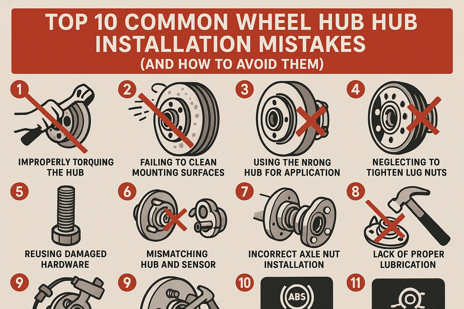 Top 10 Wheel Hub Installation Mistakes to Avoid – MotorbyMotor