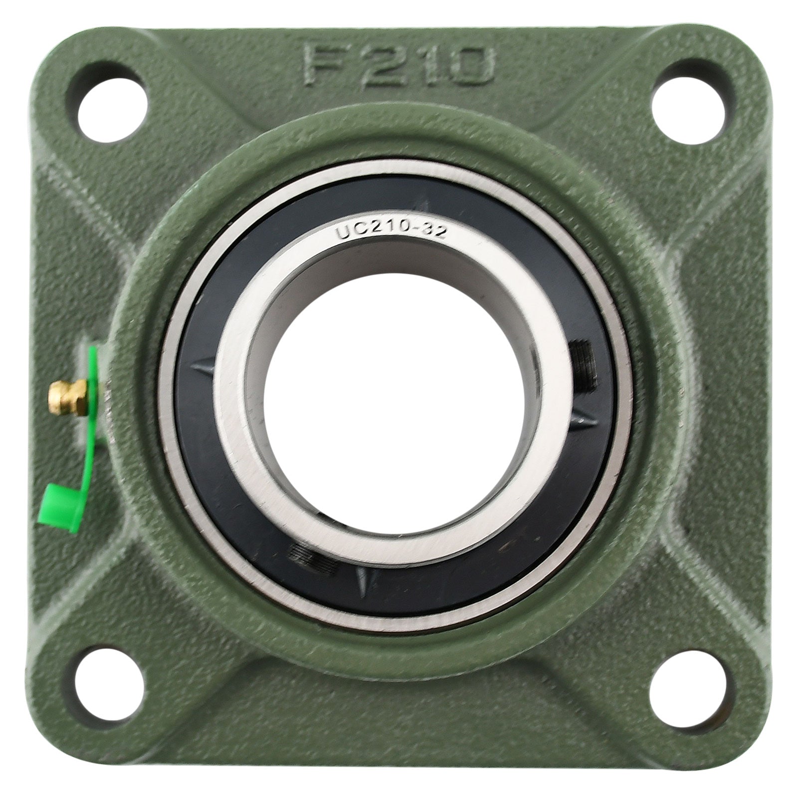 UCF210-32 Solid Pillow Block Flange Mounted Bearing-2" Bore 4 Bolt 23. – MotorbyMotor